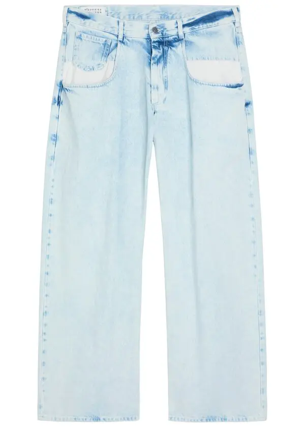 MAISON MARGIELA Exposed-pocket Straight-leg Jeans