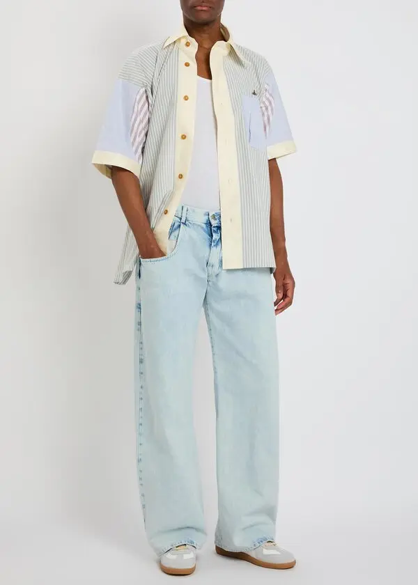 MAISON MARGIELA Exposed-pocket Straight-leg Jeans