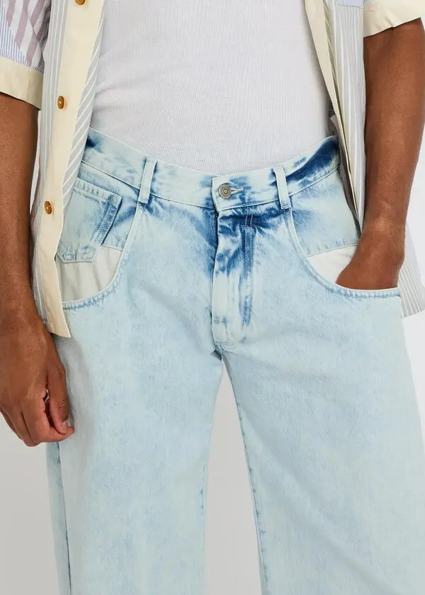 MAISON MARGIELA Exposed-pocket Straight-leg Jeans