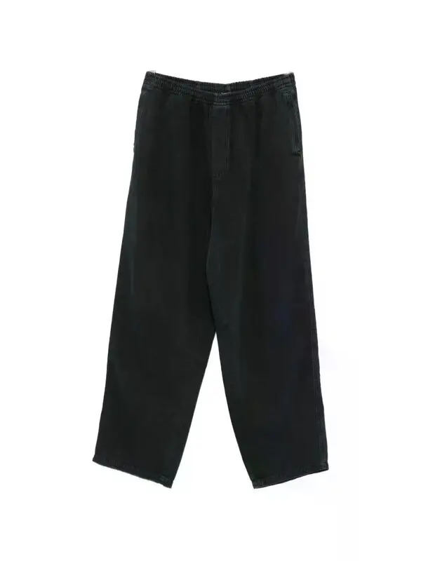 American Vintage Elasticated-waistband Track Pants - Black