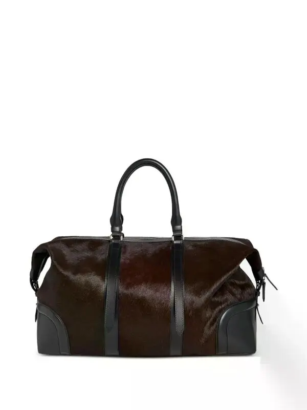Dsquared2 Après Ski Leather Duffle Bag - Brown
