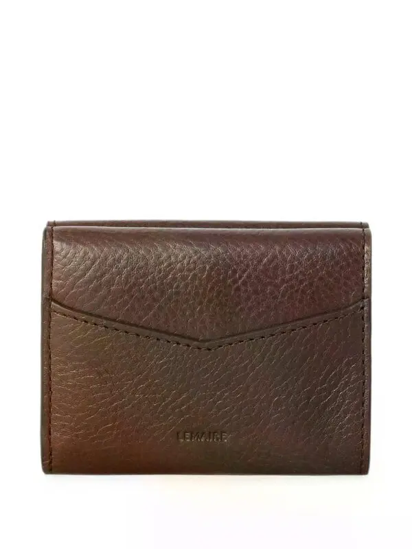 LEMAIRE Gear Tri-fold Wallet In Leather