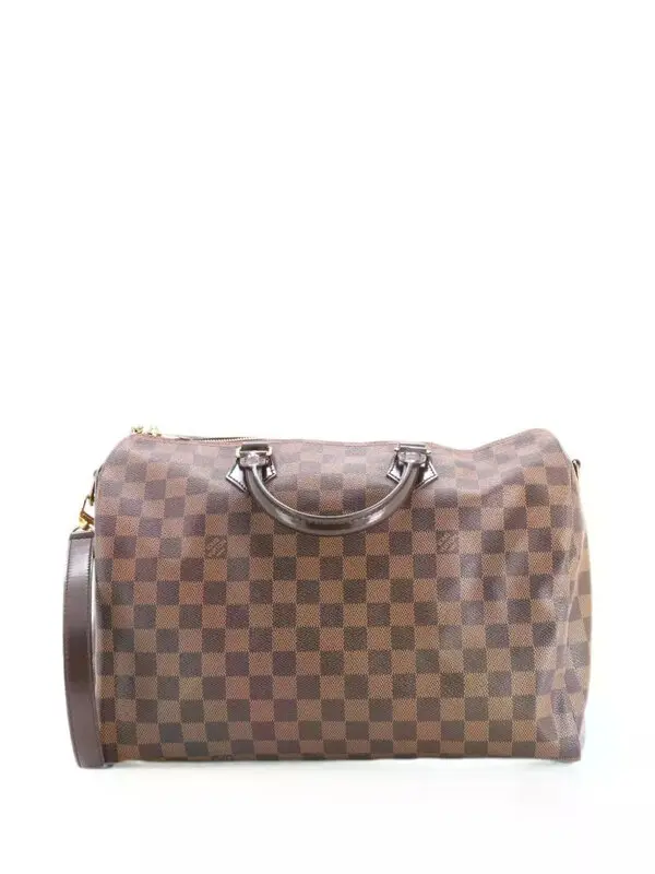 LOUIS VUITTON Speedy Bandouliere Satchel - Brown