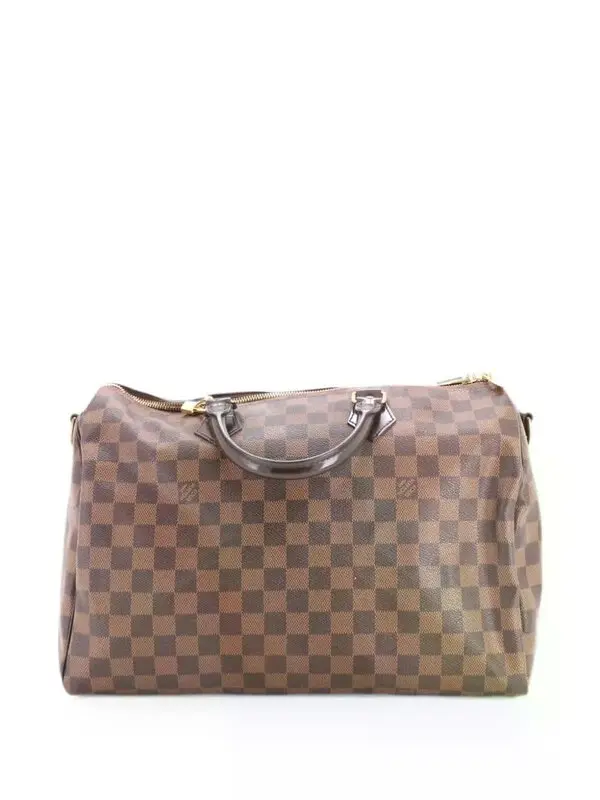 LOUIS VUITTON Speedy Bandouliere Satchel - Brown