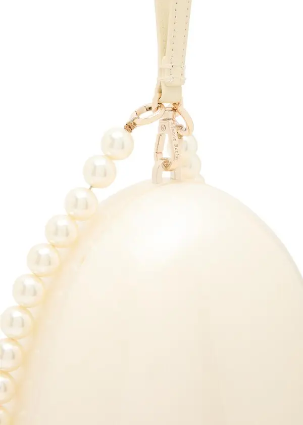 Simone Rocha Egg Cross-body Bag - Pearl