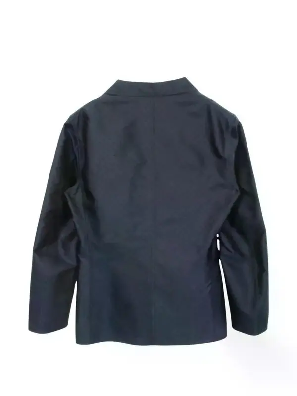 Hermès 2010s Dot-pattern Reversible Blazer - Blue