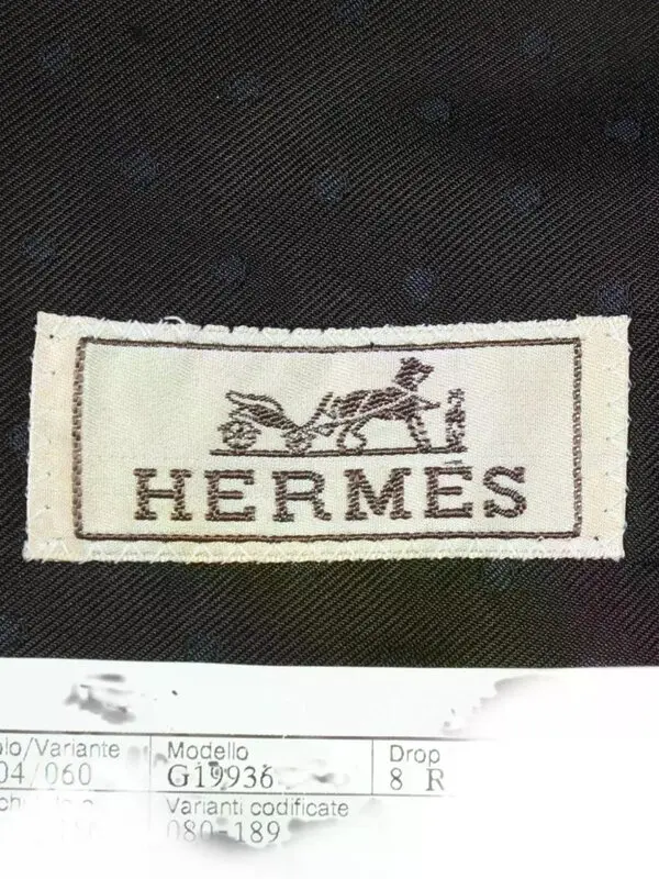Hermès 2010s Dot-pattern Reversible Blazer