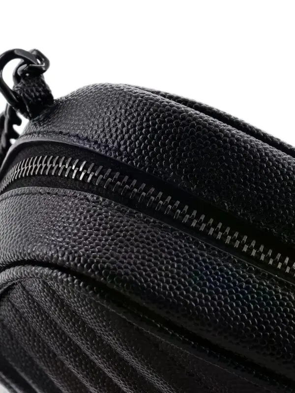 Saint Laurent Matelassé Chevron Leather Mini Camera Crossbody Bag