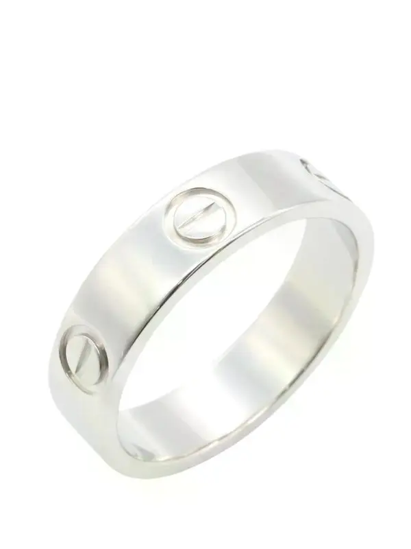 Cartier Platinum Love Ring - Silver