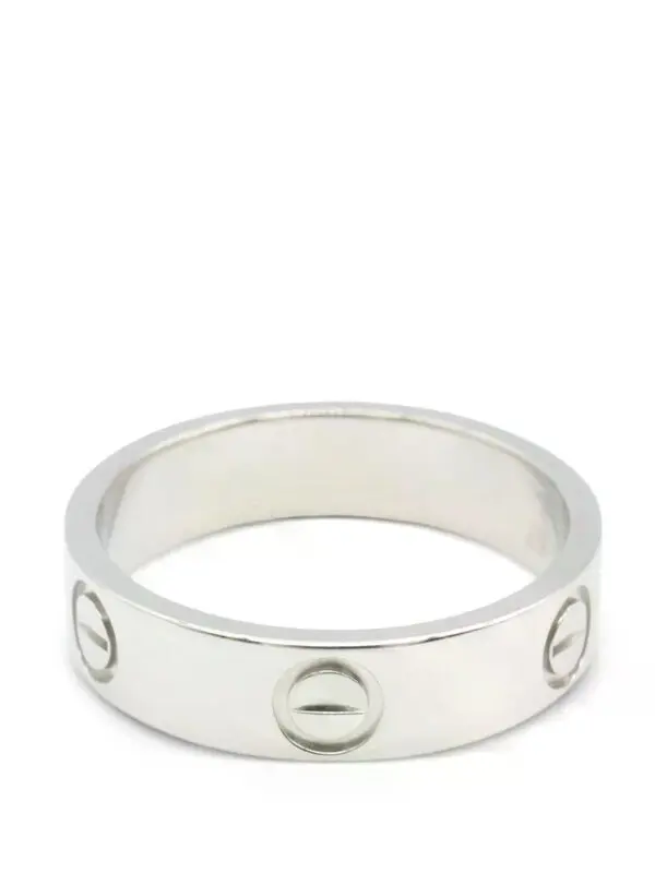 Cartier Platinum Love Ring - Silver