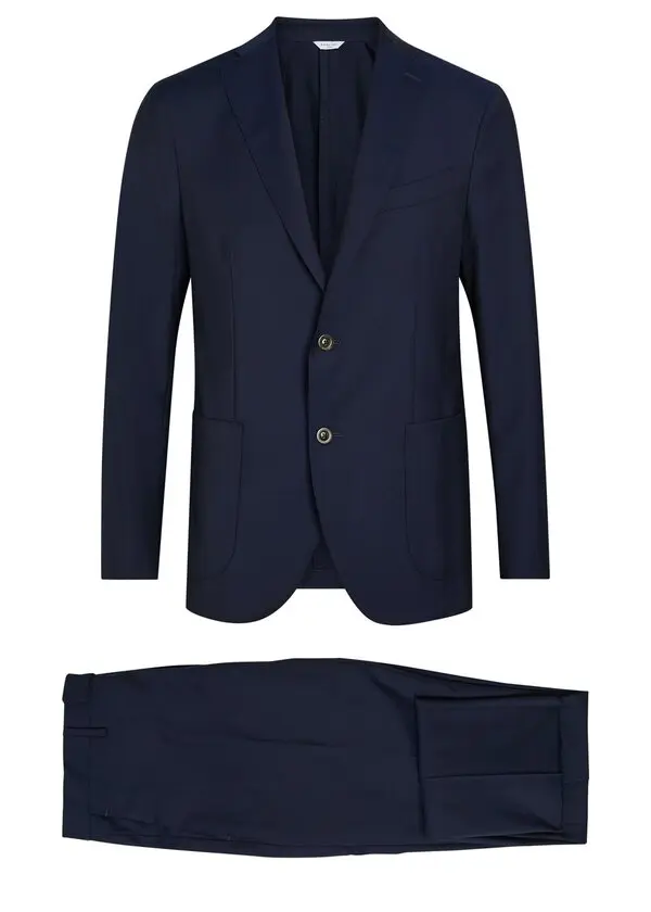 Boglioli Wool Suit - Navy