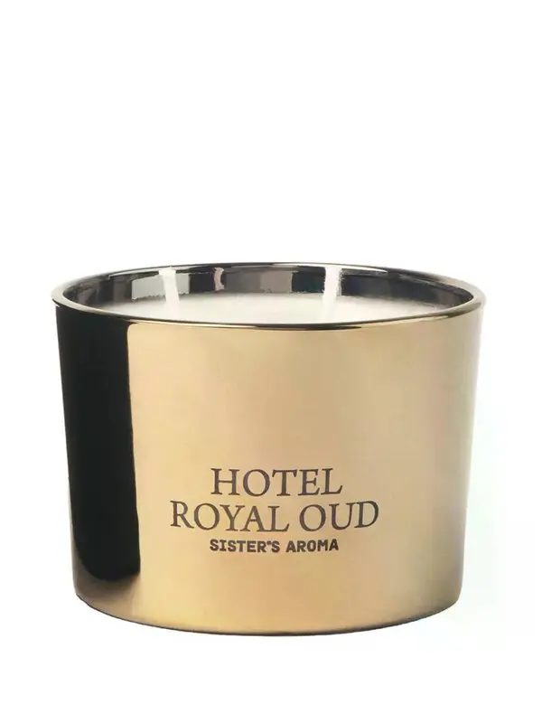 SISTER’S AROMA Hotel Royal Oud Candle - Gold