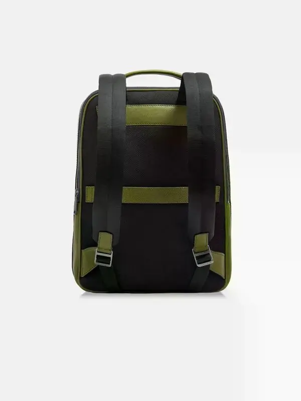 THE BRIDGE Logo-patch Leather Backpack