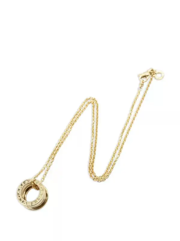 BVLGARI 18k Yellow B.zero1 Pendant Necklace - Gold
