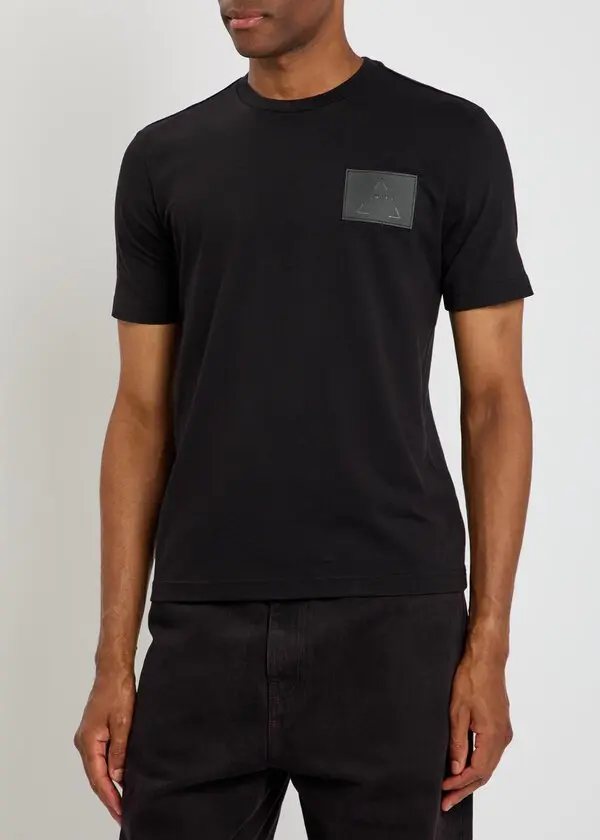 AN-Y1 Carlifto Logo Stretch-cotton T-shirt