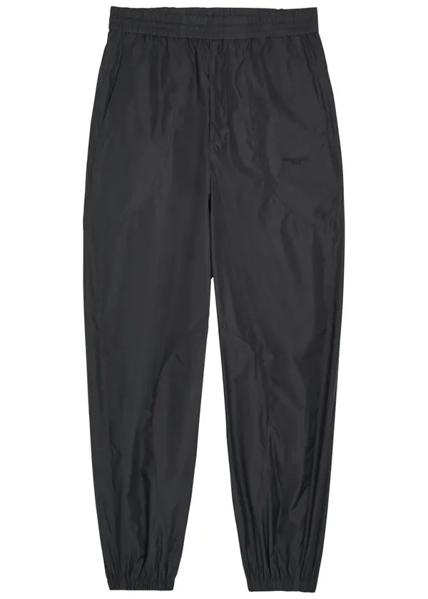 Givenchy Panelled Cotton-shell Track Pants - Black