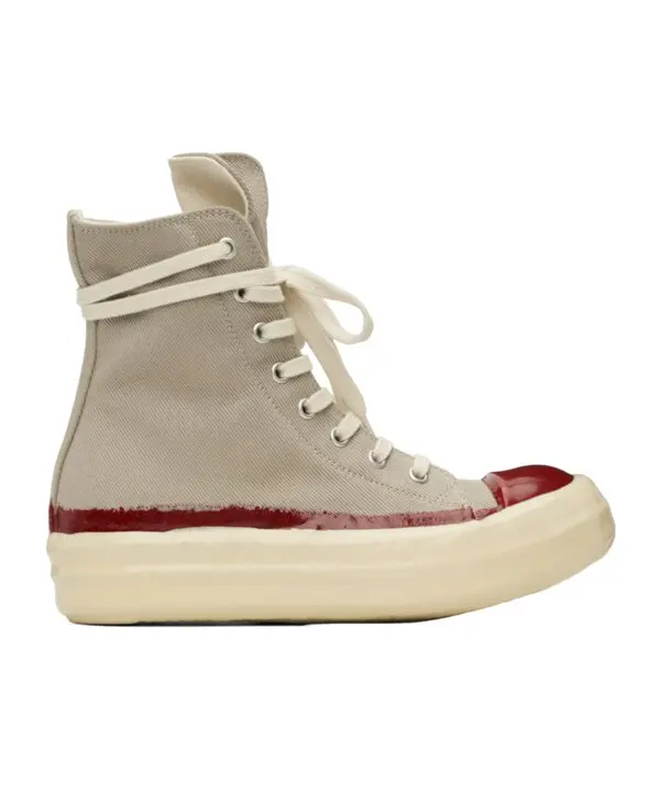 Rick Owens Concordians Sneaks High-top Casual Sneakers - Nude
