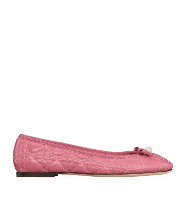 Dior Ballet Flat - Deep Pink