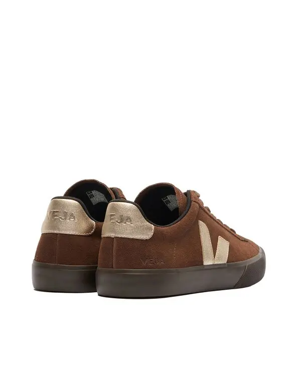 VEJA Campo Suede Walnut Platine Eagle