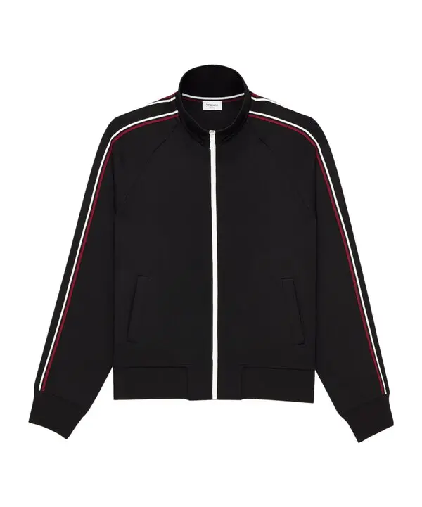Saint Laurent Zip-up Track Jacket With Logo