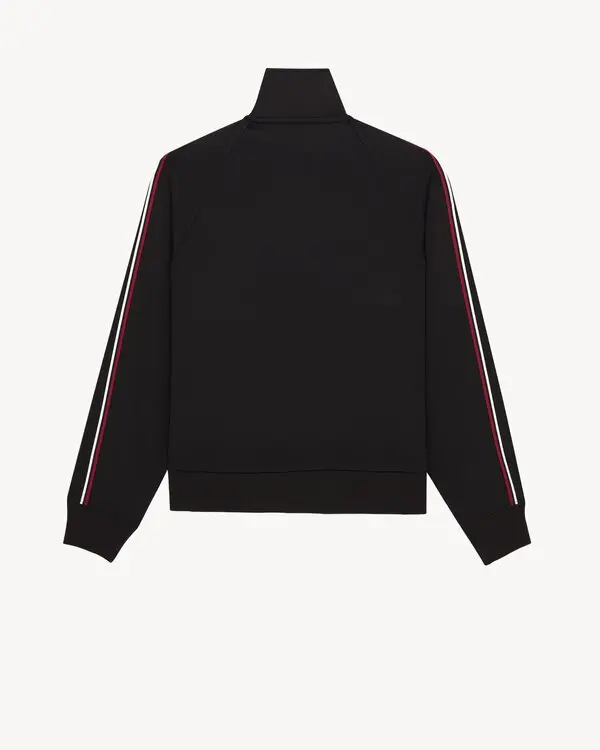 Saint Laurent Zip-up Track Jacket With Logo