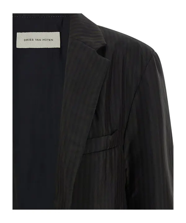 Dries Van Noten Pinstriped Blazer