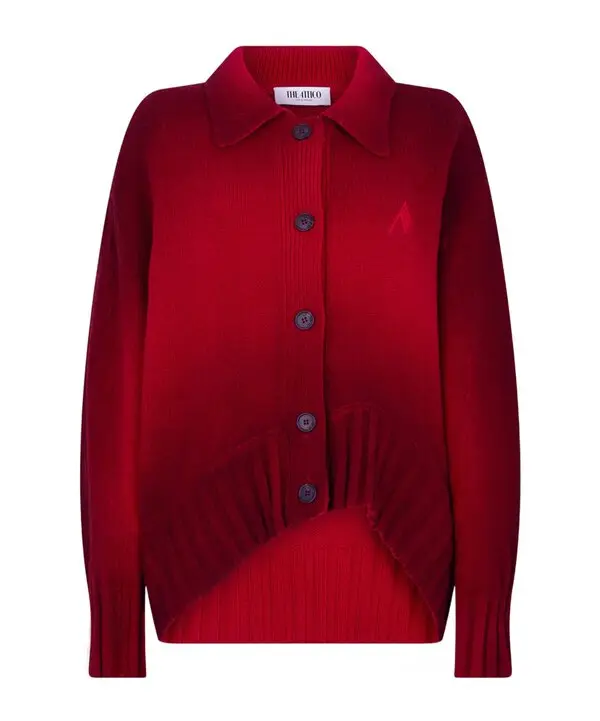 Attico Single-breasted Sweater - Red