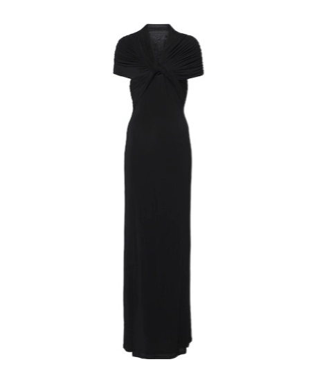 Tove Rama Gathered Maxi Dress - Black