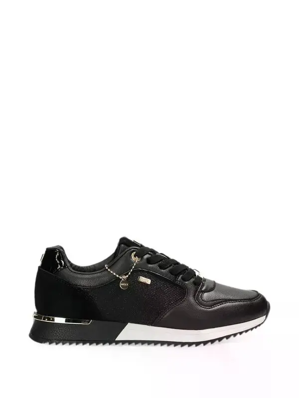 MEXX Glitter-panelled Charm-detail Sneakers - Black