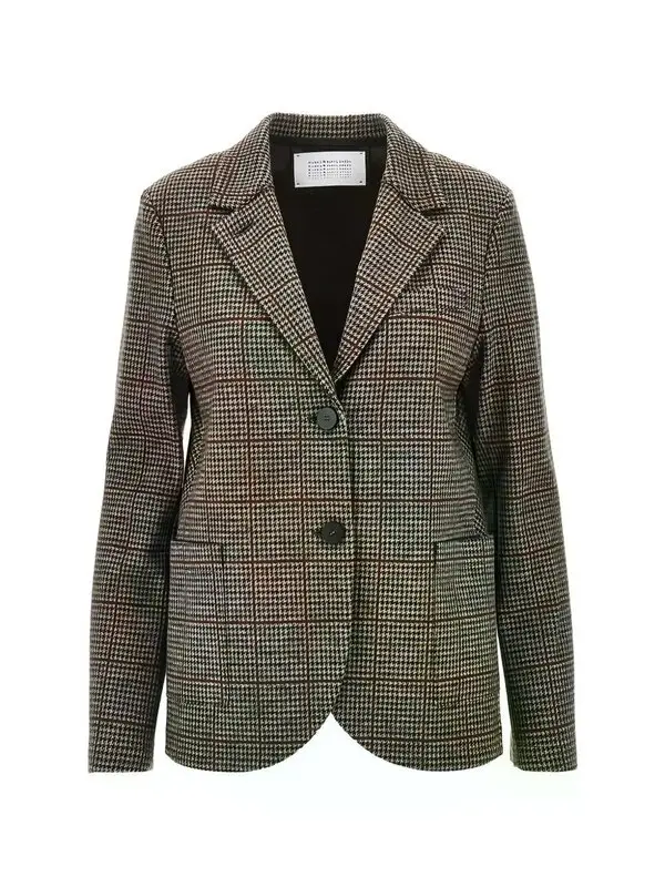 Harris Wharf London Check-houndstooth Blazer