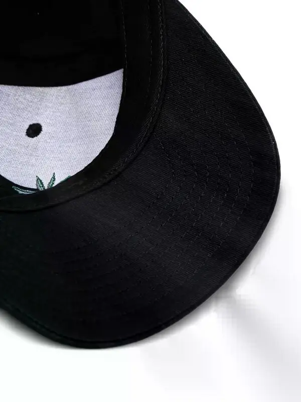 WACKO MARIA High Times Embroidered Baseball Cap - Black