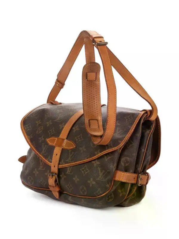 LOUIS VUITTON Saumur 25 Shoulder Bag - Brown