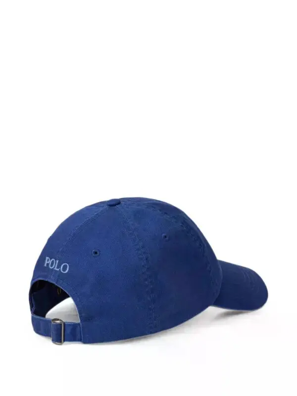 Polo Ralph Lauren Embroidered Pony Cotton Baseball Cap - Blue