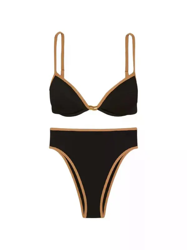 VIX PAULA HERMANNY Firenze Lily Gigi Hot Pant Bikini Bottom - Black
