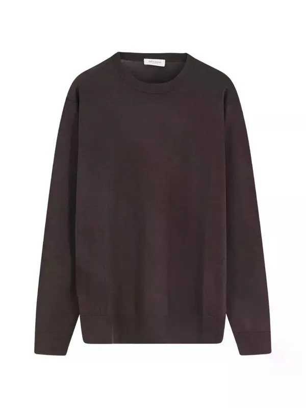 BRAMANI CASHMERE Ribbed-trim Crew-neck Sweater