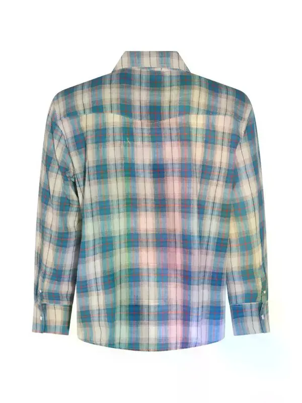 FOUND Check-pattern Western Shirt