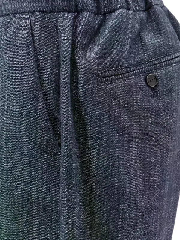 HEVO Drawstring Pleated Shorts