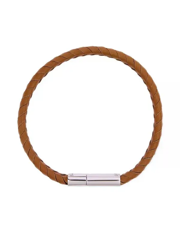 Paul Smith Braided Leather Bracelet