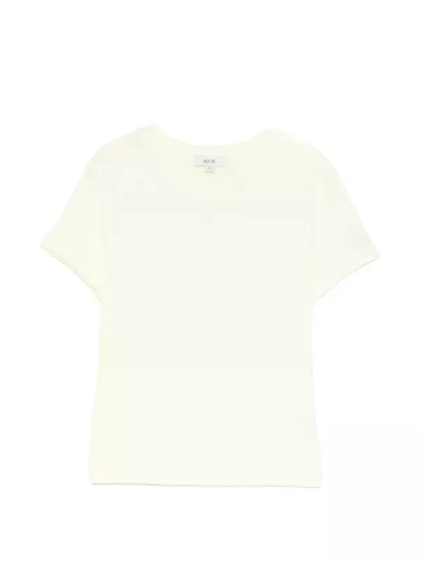 AGOLDE Adine Shrunken Tee - Yellow