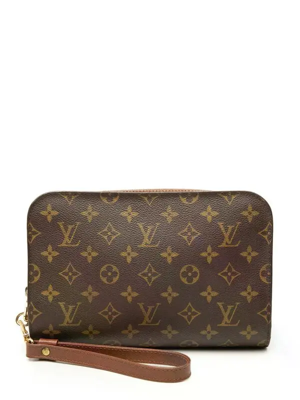 LOUIS VUITTON 2002 Monogram Orsay Clutch Bag