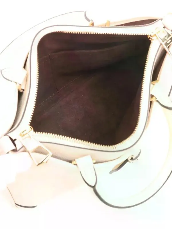LOUIS VUITTON Monogram Empreinte Trianon Pm Satchel - Neutrals