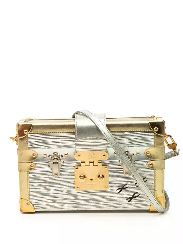 LOUIS VUITTON 2017 Epi Petite Malle Crossbody Bag