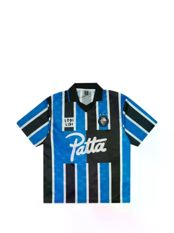 PATTA Stripe Football Jersey - Blue