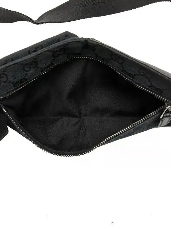 Gucci Gg Canvas Belt Bag - Black