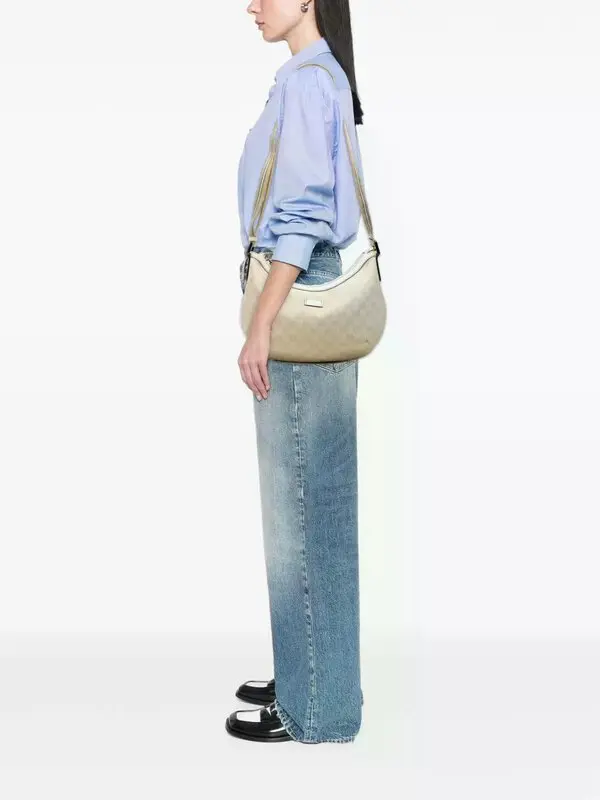 Gucci 2000-2015 Gg Canvas Web Crossbody Bag