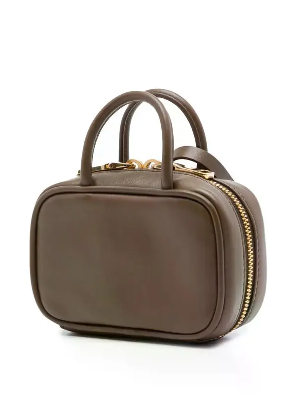 Miu Miu Micro Calfskin Softy Beau Bag Satchel - Brown