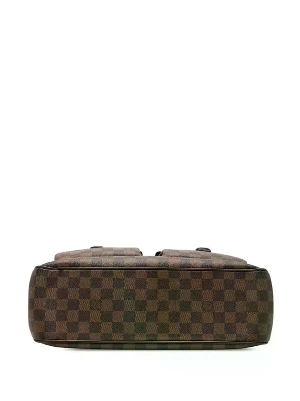 LOUIS VUITTON Damier Ebene Uzes Tote Bag