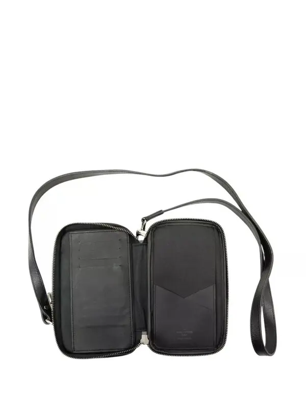 LOUIS VUITTON 2021-2026 Monogram Eclipse Reverse Double Phone Pouch Crossbody Bag