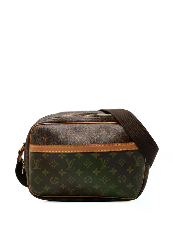 LOUIS VUITTON 1998 Monogram Reporter Pm Crossbody Bag - Brown