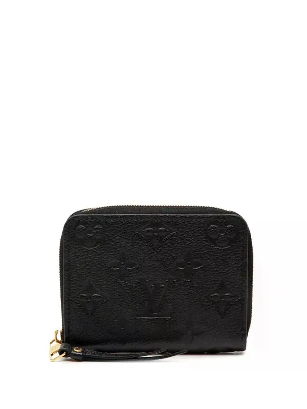 LOUIS VUITTON 2018 Monogram Empreinte Zippy Coin Pouch - Black